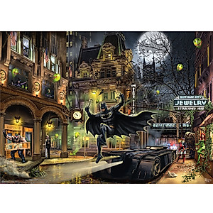 Ceaco - Thomas Kinkade - DC Comics - Batman Gotham City - 1000 Piece Jigsaw Puzzle