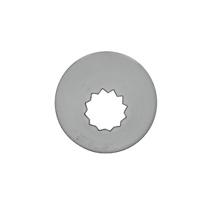 Ateco # 863 - French Star Pastry Tip.31'' Opening Diameter- Stainless Steel