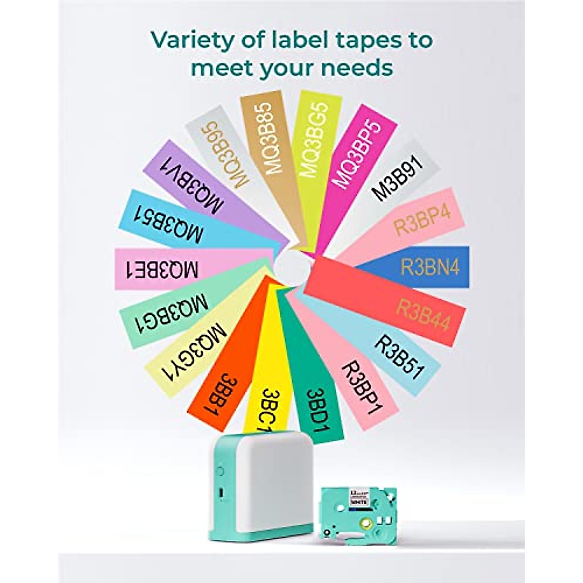 Vixic Label Makers - Label Maker Machine with Tape P3200 Portable Bluetooth Handheld Label Printer for Labeling Home Office Organization Included Multiple Templates for Phone Pad USB Rechargeable