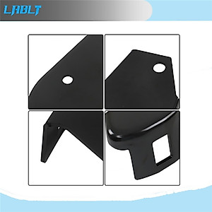 LABLT Rear Bumper Brackets Replacement for Pickup 2WD / 4WD 1964-1972, F-100, F-250, F-350, Black, Steel