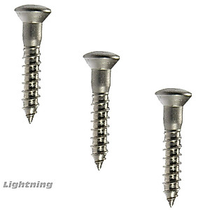 Oval Head Wood Screws Slotted Stainless Steel Quantity 100#6 x 1/2"