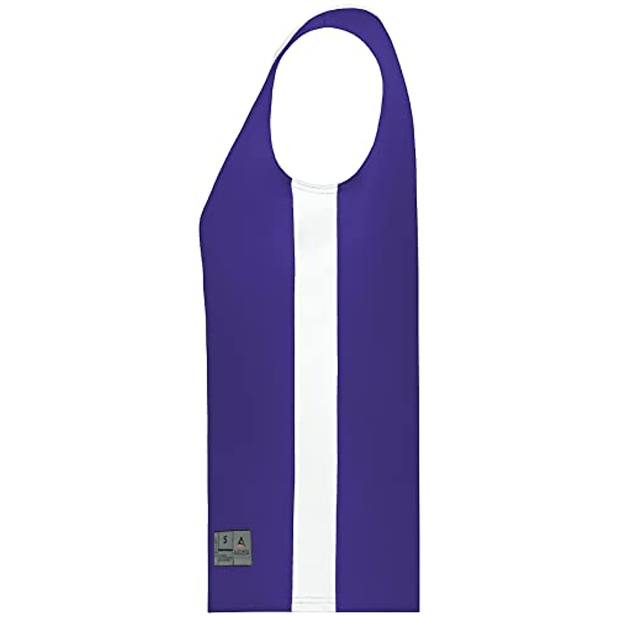 Augusta Sportswear Women's Standard Ladies Match-Up Basketball Jersey, Purple/White, 2XL