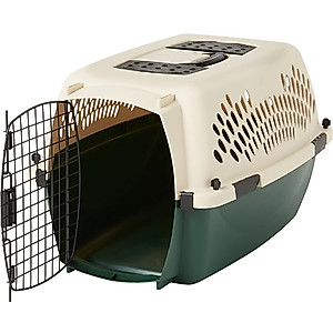 LAZAT Pet Kennel - Dog Crate for Small Dogs is Safe, Ventilated and Durable, The Best Choice for pet Travelling. (26.15 x 18.56 x 16.5 inches)