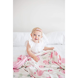 Copper Pearl Three-Layer Baby Blanket: Soft Baby Quilts for Boys and Girls | Breathable, Cozy, Toddler Blanket | Baby Quilt for Newborns | 46x46 Premium Polyester/Rayon | Grace