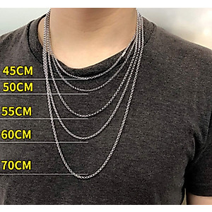 VASSAGO Third Pentacle of Mercury Key of Solomon Seal Pendant Necklace Stainless Steel Kabbalah Pagan Wiccan Amulet Jewelry for Men and Women