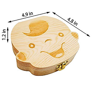 PAMBO Baby Tooth Fairy Box Keepsake For Lost Tooth Boys| Tooth Holder for Kids | Baby Shower & Birthday Gift