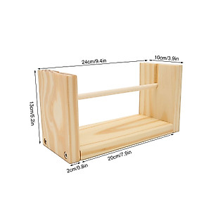 Crochet Yarn Holder,Yarn Dispenser Yarn Ball Holder Wool Yarn Spindle Yarn Spindle Feeder Wooden Yarn Holder Wool Ball Holder for Crochet and Knitting