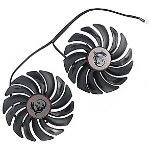 95MM Video Card Fans Replacement for MSI GTX 1070,1080 Ti Gaming X, RX 570 580 5600 5700 XT Gaming X Graphic Card Cooling Fan