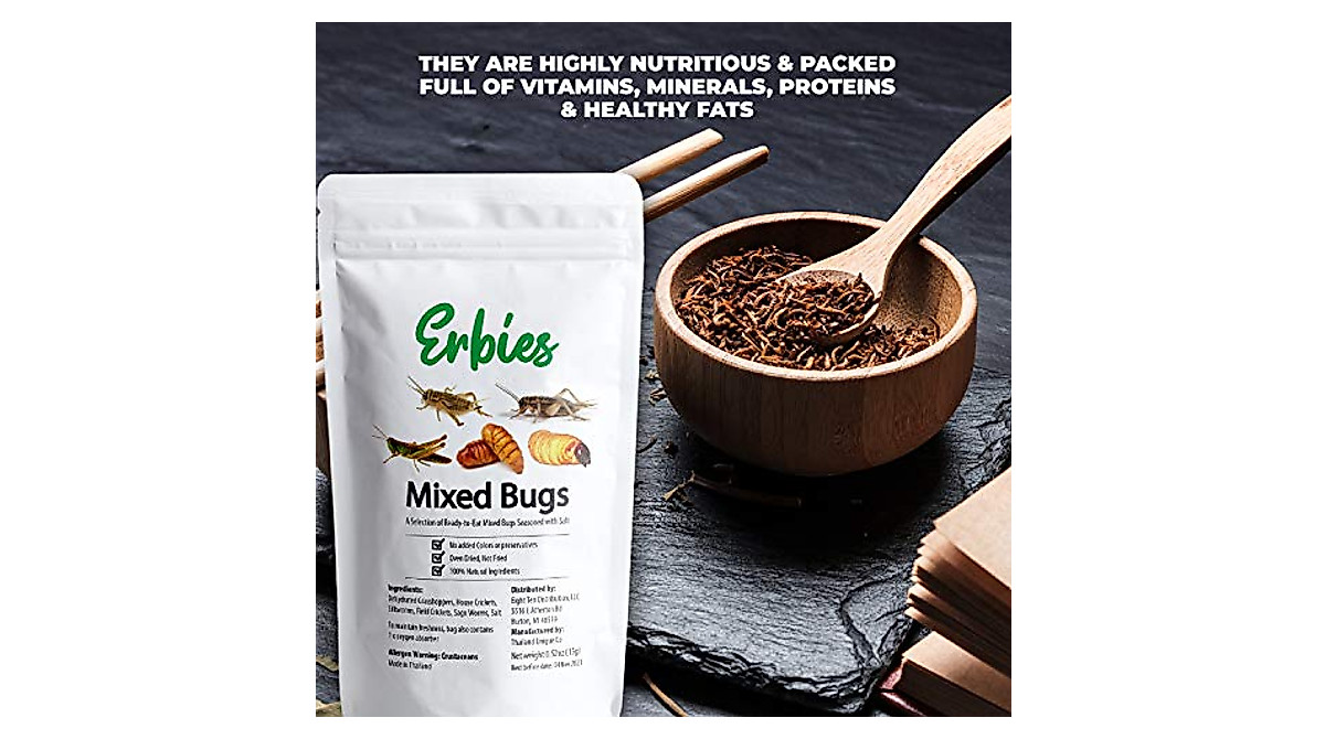 Erbies Edible Bugs: Crunchy Protein Insect Trail Mix