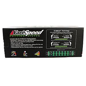 ProActive Sports, VariSpeed Putting System, 10 ft, Mimics Real Putting Green, Loaded with Drills, Training Aid for Indoor or Outdoor, Practice 4 Different Speeds On One Mat