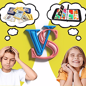 Card Binder 9 Pocket, Trading Card Holder Fits 900 Cards. Trading Card Album Folder with Zipper for Sports, Game Card Case.