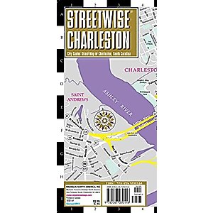 Streetwise Charleston Map - Laminated City Center Street Map of Charleston, South Carolina (Michelin Streetwise Maps)