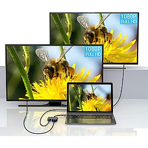 BRASSU Type-c Four-in-one Docking Station usbc (Size : Silver)