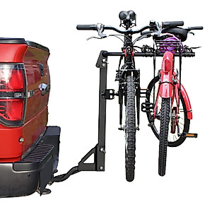 Young 4 Bike Rack - Bicycle Racks Mount Carrier for Cars, SUV and Minivans with 2" or 1-1/4 inch Hitch Receiver, Easy Assembly and Safe Locking