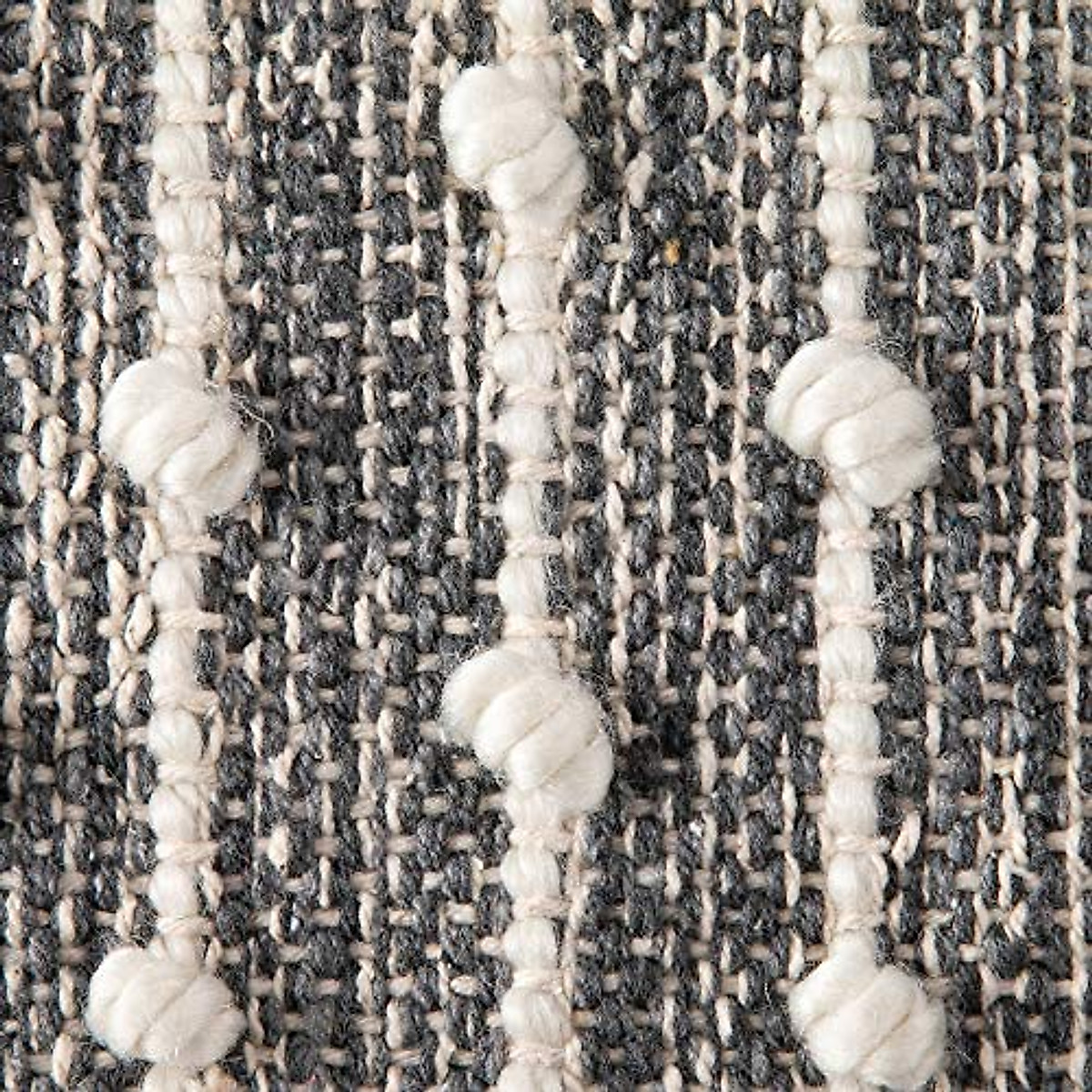 DII Slub Rug Collection Recycled Cotton Loop, 2x3', Mineral Gray