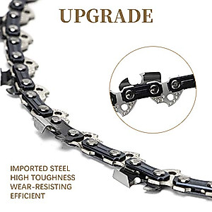 SENSILIN S57 16 Inch Chainsaw Chain, 3/8" LP Pitch .050" Gauge 57 Drive Links for Oregon, Echo 91PX57CQ / 91VG57CQ, Shindaiwa, Worx, Remington and More