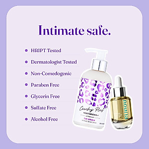 Coochy Plus Intimate Shave Cream + Pre-Shave Elixir Moisturizer Oil Kit – HydroLock & MOISTURIZING PLUS Continuous Hydration Reliefs Razor Burn Bump Ingrown Hair