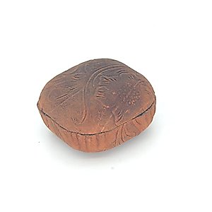 JJNUSA Genuine Leather Distressed Leather for Samsung Galaxy Buds 2 Buds pro Live Wireless Charging Case Leather Protective Case Cover Earbud Case