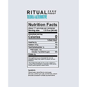 RITUAL ZERO PROOF Gin & Tequila Alternatives | Award-Winning Non-Alcoholic Spirits | 25.4 Fl Oz (750ml) Each | Zero Calories | Keto, Paleo & Low Carb Diet Friendly | Alcohol Free Cocktails