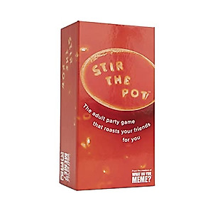 WHAT DO YOU MEME? Stir The Pot - The Party Game That Roasts Your Friends - Adult Card Games for Game Night
