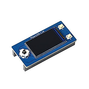 Waveshare 1.14inch LCD Display Module for Raspberry Pi Pico 65K RGB Colors 240×135 Pixels with SPI Interface Embedded ST7789 Driver Using SPI Bus IPS Screen