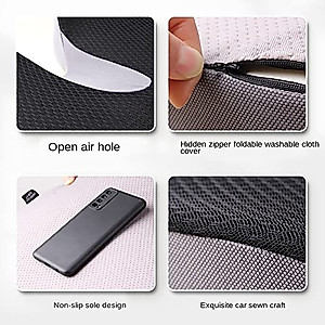 Coccyx Ischial Tuberosity Seat Cushion, Tailbone Pain Relief Memory Foam Ergonomic Seat Cushion, 3D Mesh for Car Seat Driver,Bleachers, Office Chair,Computer Chair,Wheelchair & Recliner