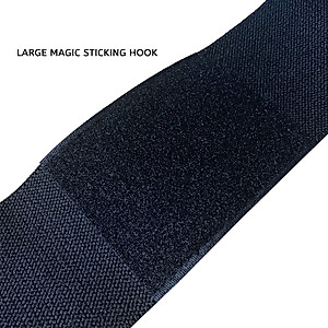 2 Pack Wrist Wraps Weightlifting for men,Professional Grade Wristbands,Wrist Support Braces for Gym Workouts,Cross Training-Avoid Injury&Improve Your Workout 20'' (Black)