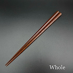 Heptagonal wooden chopsticks [Macaranduba] 23.5cm Daikokuya Edokibashi beautiful japanese wooden chopsticks made in japan high quality