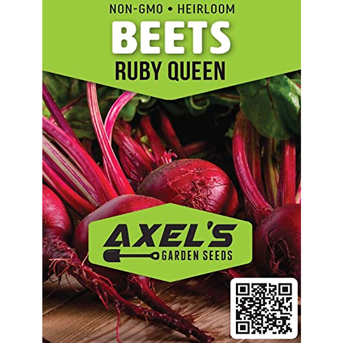 Beet Seeds for Planting - Non-GMO Heirloom Seed Packets with Instructions to Plant & Grow an Outdoor Vegetable Garden - Great Gardening Gift - 50 Ruby Queen Beet Seeds Per Packet (1 Packet)