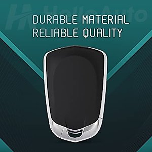 HelloAuto Fit for Cadillac Replacement Key Fob Cover, Key Fob for Cadillac XT5 ATS CTS Remote Key SRX XTS Escalade Key Fob, Keyless Entry Remote 5-Buttons Key Case(HYQ2AB, HYQ2EB)