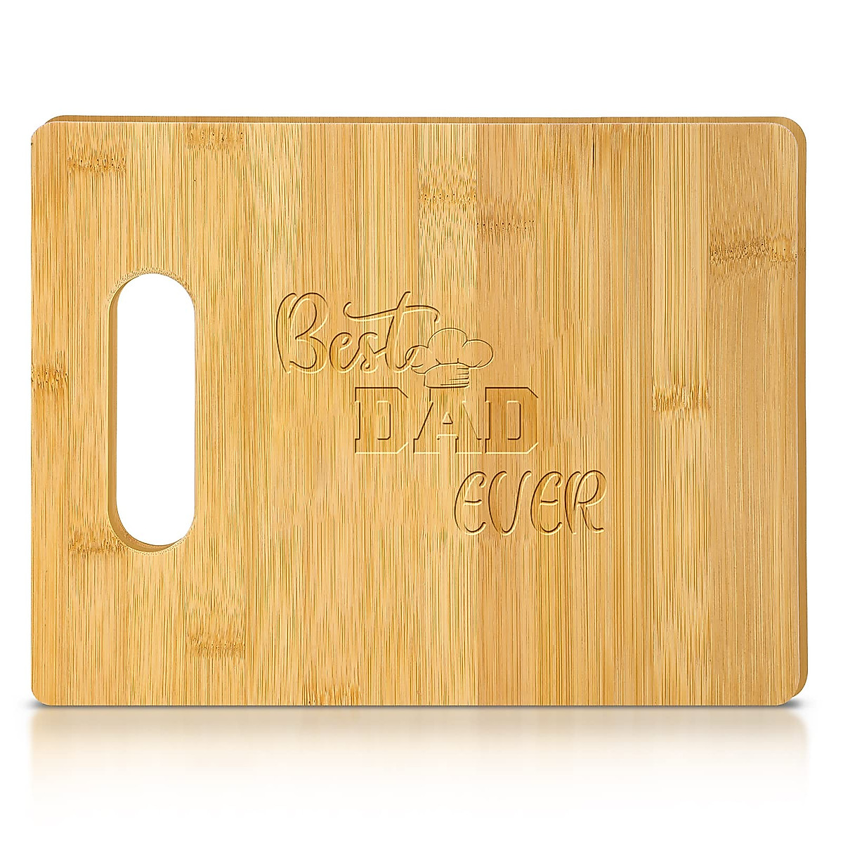 Meanplan Dad Cutting Board Gifts for Dad from Daughter, Best Dad Ever Gifts, Father' S Day Gifts, Gifts for Husband from Wife, Stuff for Dads Cooking Board Gift Set for Papa Stepfather Godfather