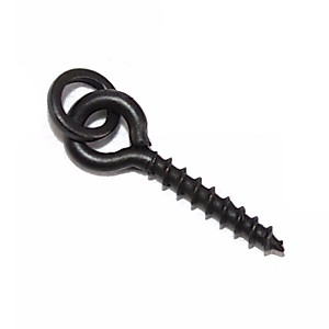 Ctzrzyt 50pcs Carp Fishing Boilie Screw with Solid Ring Bait Tool Chod Rigs Carp Fishing Hair Tackle Accessory