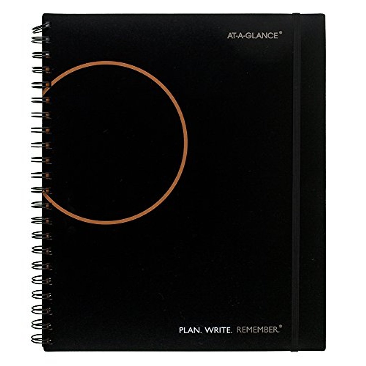 AT-A-GLANCE PLAN.WRITE.REMEMBER. 70620905 Planning Notebook with Reference Calendar, 9 3/16 x 11, Black