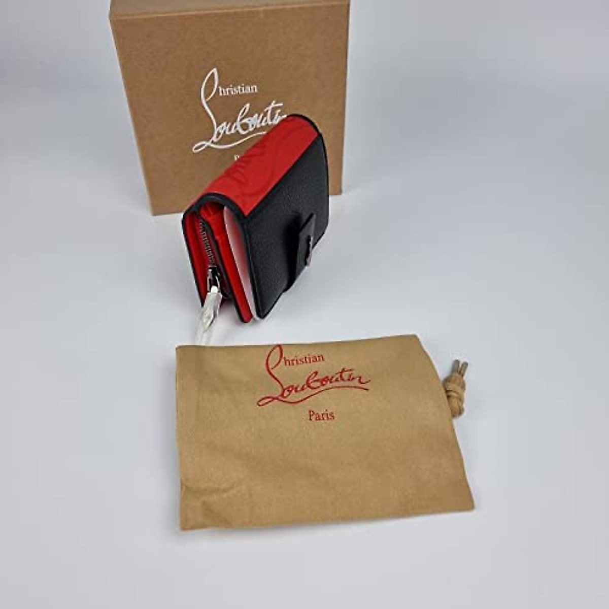 Christian Louboutin Paloma Mini Black Leather Wallet