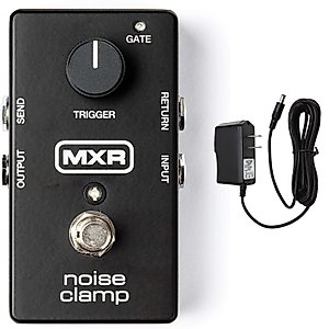 Briskdrop MXR M195 Noise Clamp Pedal Bundle with Power Supply, Green (m195psu)