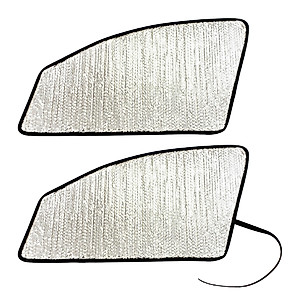 Side Window Front Seat Reflective Sunshade Custom Fit for 2014 2015 2016 2017 2018 2019 2020 2021 2022 2023 Ford Transit Connect (NOT FOR FULL-SIZE TRANSIT) XL XLT Passenger Wagon Cargo Minivan (2pcs)