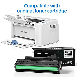 Pantum P2502W Black and White Laser Printer with Wireless Printing, Compact Size, 23 Pages per Minute (V5J87A)