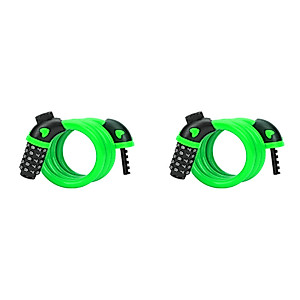 2Pcs Electric Car Cable Lock Mountain Bike Lock Password Chain Lock Electric Motorcycle Lock