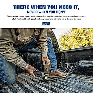 B&W Trailer Hitches Turnoverball Gooseneck Hitch - GNRK1313 - Compatible with 2003-2009 Dodge 2500 & 3500 Trucks and 2010-2012 Ram 2500 & 3500 Diesel Trucks