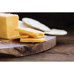 Wisconsin Cheese Company - Wisconsin Cheddar & Pepper Jack Cheese and Cracker Gift Box - 100% Wisconsin Cheese | Perfect for Parties, Charcuterie Boards and Birthday Gifts | Great Easter Gift for Cheese Lovers