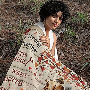 OWL QUEEN Gifts for 15th Anniversary Blanket 15th Wedding Anniversary 15 Years of Marriage Throw Blankets Gift for Husband Wife Couple Gifts for Dad Mom 50"x60"