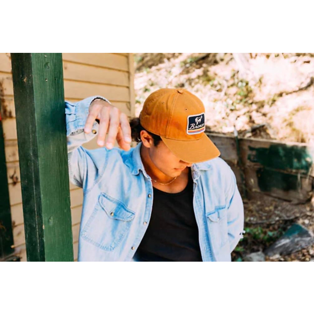 AMERICAN NEEDLE Ford Bronco Hepcat Adjustable Buckle Strap Baseball Dad Hat (43870A-BRONCO-LHAZ)