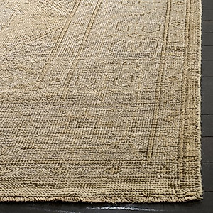 SAFAVIEH Izmir Collection 8' x 10' Gold / Grey IZM180A Hand-Knotted Traditional Premium New Zealand Wool Area Rug