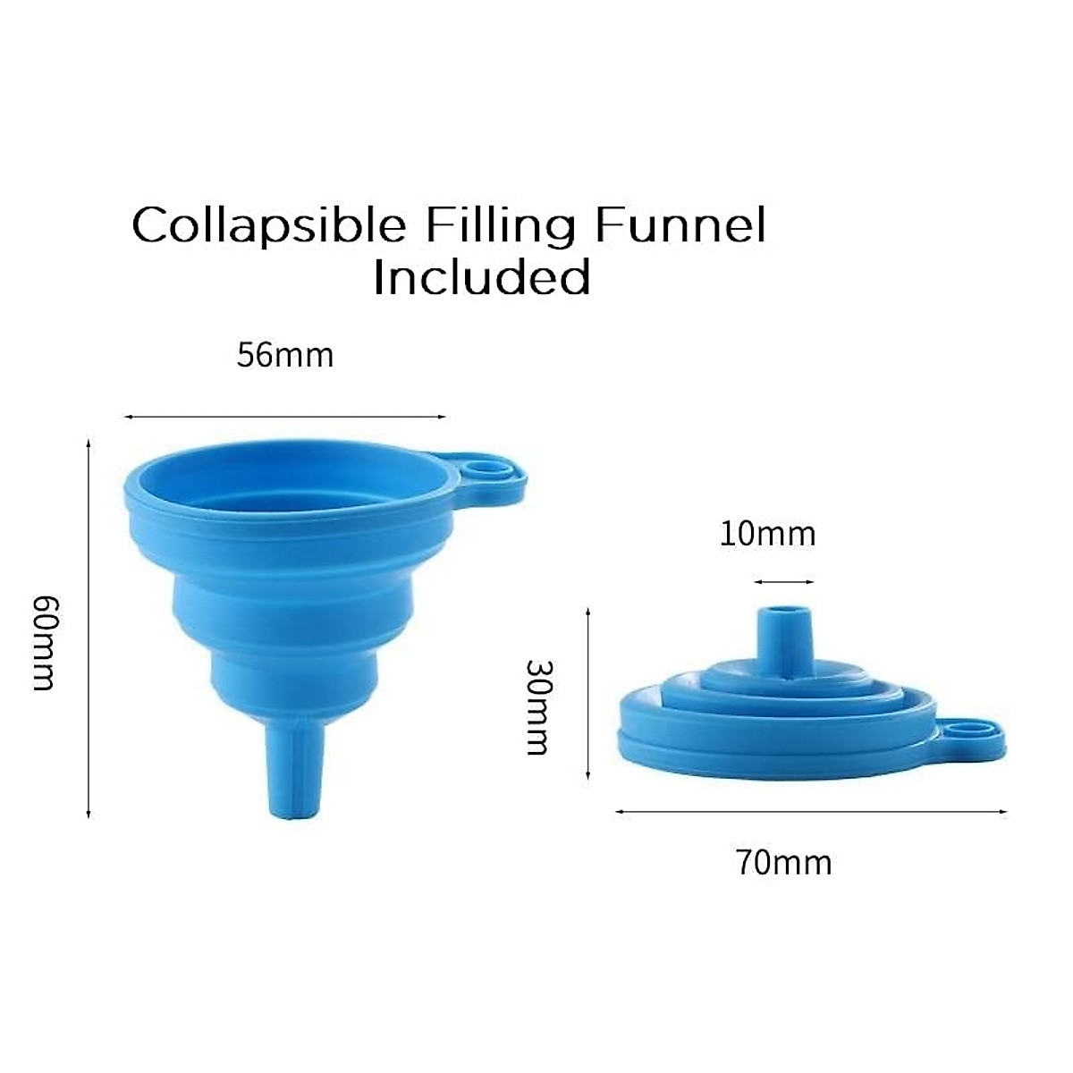 BellFlask Reusable 15 oz Flask Patented Metal-Free Plastic Liquor Hydration Travel Vacation Sports Concerts Cruises With Filling Funnel & Carabiner Mixed Variety Pack of 4 Flasks