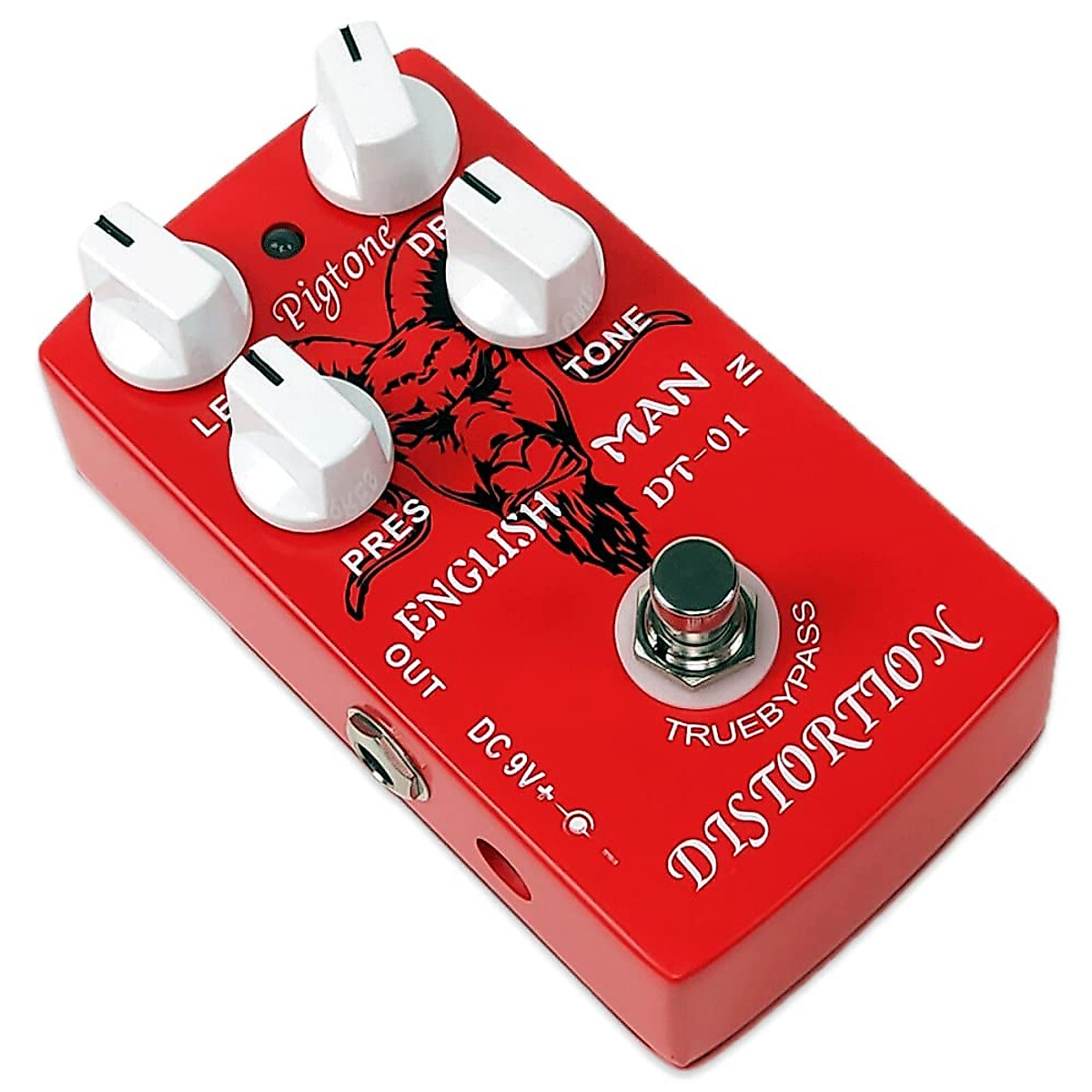 Distortion Pedal Electric Guitar Effects Pedal with True Bypass Red PP-24
