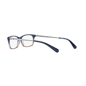 Coach HC6110 Prescription Eyewear Frames, Blue Beige Glitter Gradient/Demo Lens, 50 mm