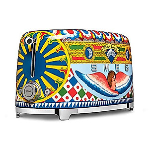 Dolce and Gabbana x Smeg TSF02DGUS 4 Slice Toaster,"Sicily Is My Love," Collection