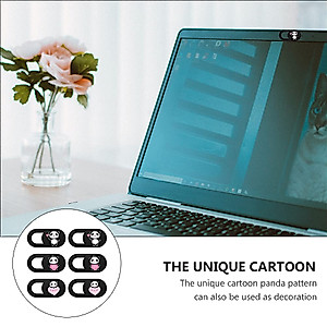 SOLUSTRE 6 Pcs Cover Webcam Cover Slide Laptop Slide Blocker Tablet Notebook Webcam Cover Laptop Lens Cap Privacy Webcam Covers Computer Tablet Stoppers Abs Peeping