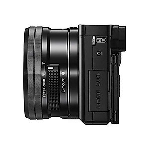Sony Alpha a6000 Mirrorless Digital Camera 24.3MP SLR Camera with 3.0-Inch LCD (Black) w/16-50mm Power Zoom Lens