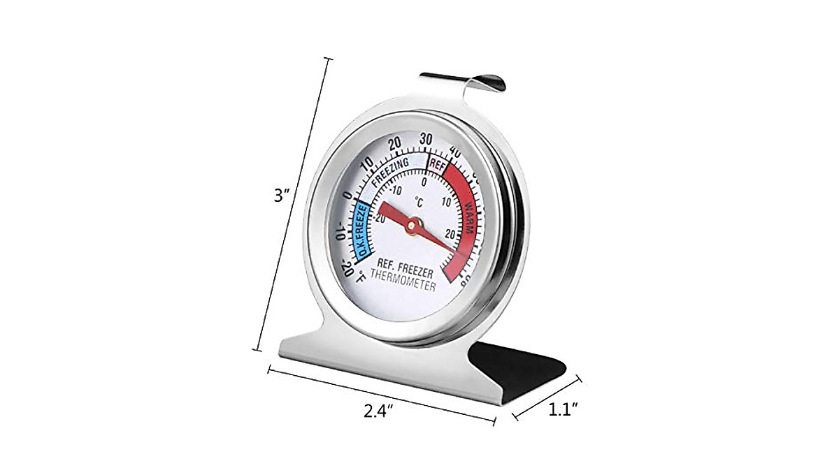 3PCS Refrigerator Thermometer - Safe and Easy Monitoring